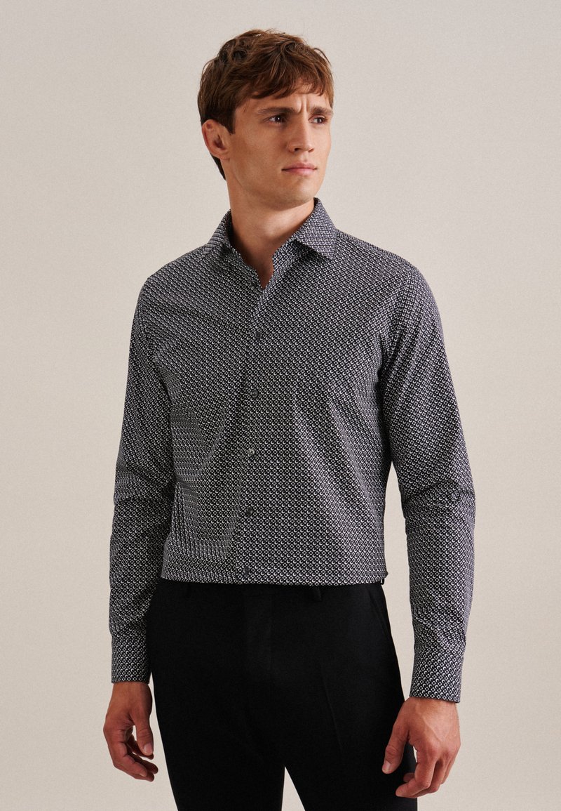 Seidensticker SHAPED - Shirt - black - Zalando