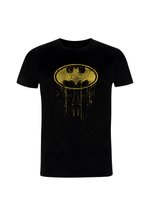 Henry Tiger DC COMICS BATMAN DRIPPING SYMBOL - Triko s potiskem - black ...