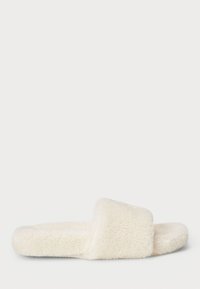 Polo Ralph Lauren FAUX-SHEARLING OPEN-TOE SLIPPER - Chinelos - cream ...