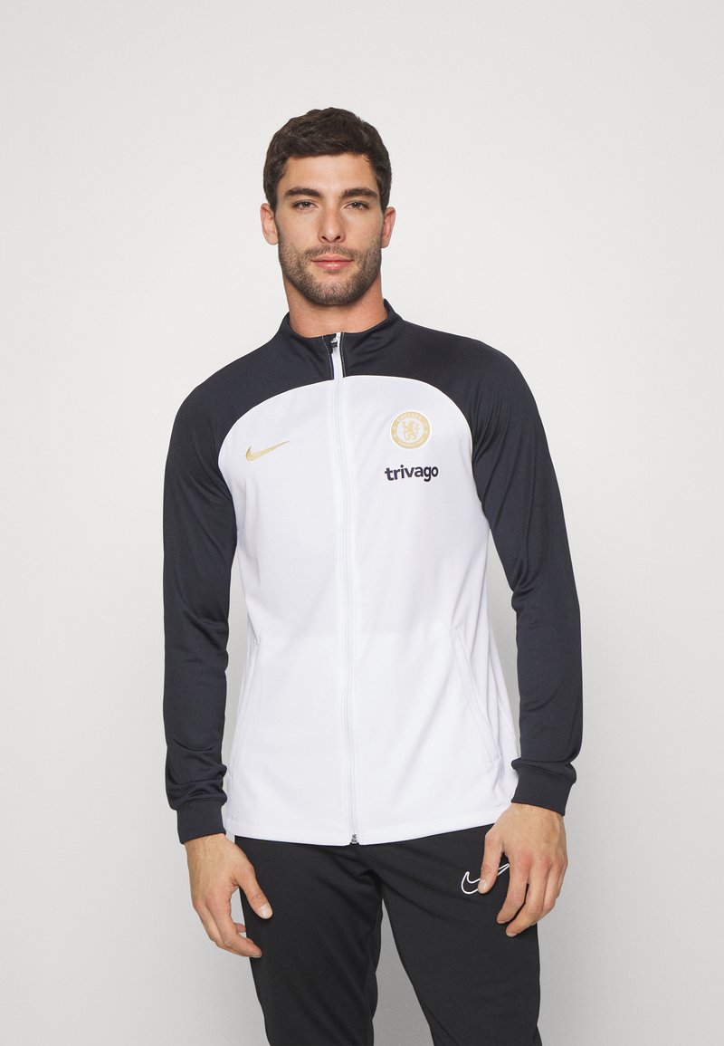 Nike Performance CHELSEA LONDON STRIKE JACKET - Club wear - white/pitch ...