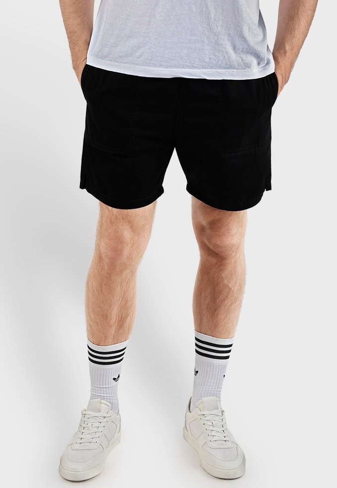 Redefined Rebel HOMA - Denim shorts - black - Zalando