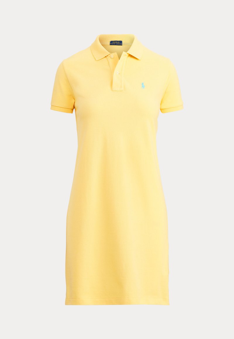 Polo Ralph Lauren SHORT SLEEVE CASUAL DRESS - Day dress - corn yellow ...