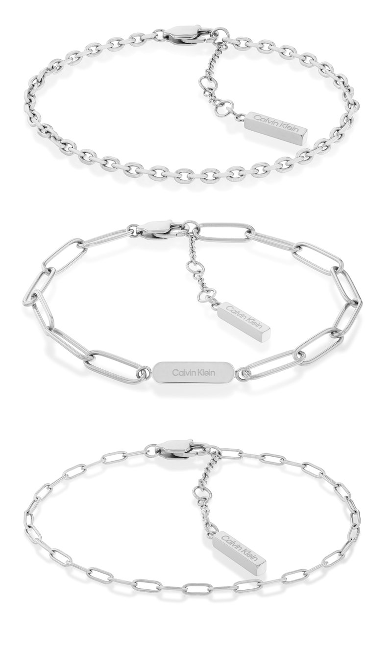 Calvin Klein SS GIFT SET - Bracelet - silver coloured/silver-coloured ...
