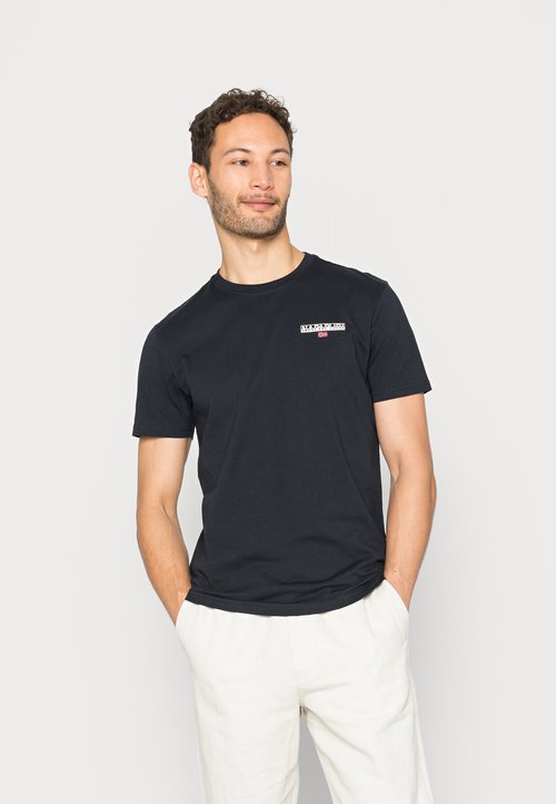 Napapijri BOLLO - T-Shirt print - blue marine/dunkelblau - Zalando.ch