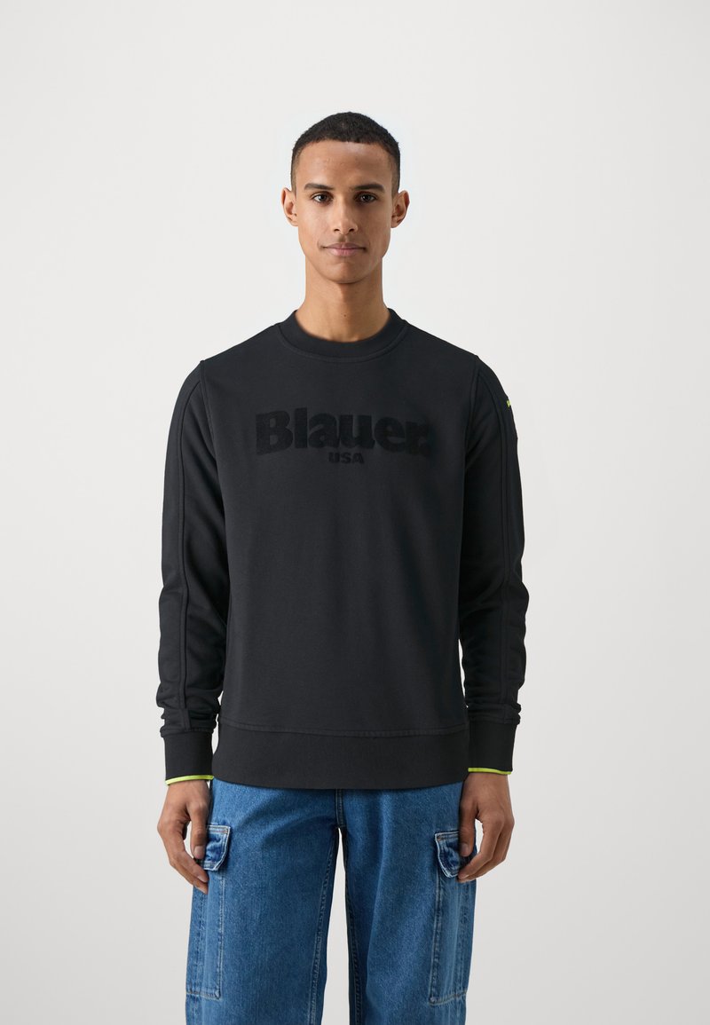 Blauer BASIC CREW NECK - Sweatshirt - black/schwarz - Zalando.at