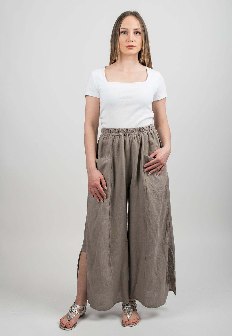 Dalle Piane Cashmere Trousers - visone/light brown - Zalando.ie