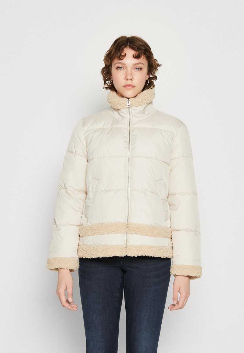 Vero Moda VMHERA JACKET - Vinterjacka - oatmeal/offwhite - Zalando.se