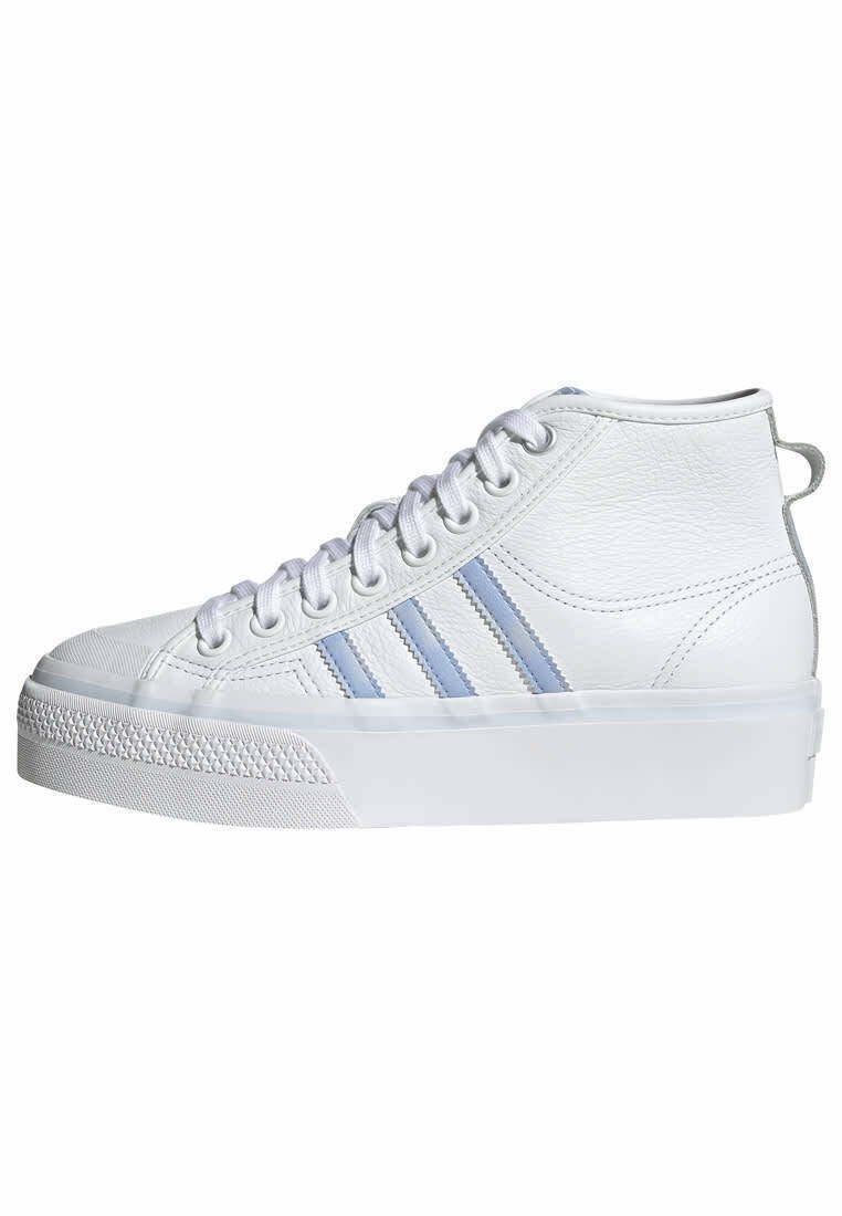 adidas Originals NIZZA - High-top trainers - white - Zalando.de