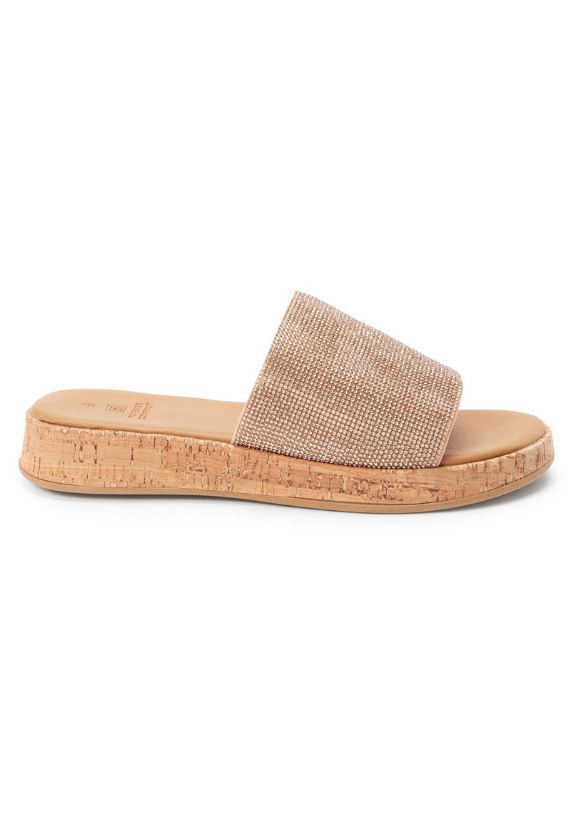 Next FOREVER COMFORT® JEWELLED MULE SANDALS - Clogs - rose gold/beige ...