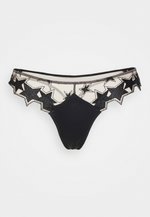 Fleur du Mal SUPERSTAR THONG - Stringit - black/musta - Zalando.fi