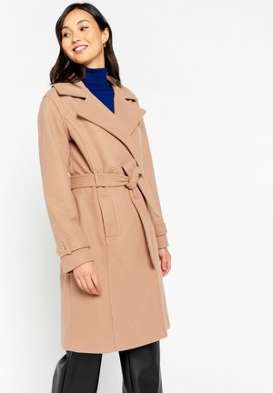 YAS Petite YASKILIVA COAT - Trenchcoat - tobacco brown/camel - Zalando.de