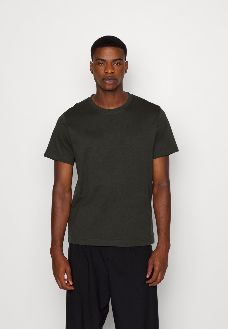 ARKET Basic T-shirt - khaki green/khaki - Zalando