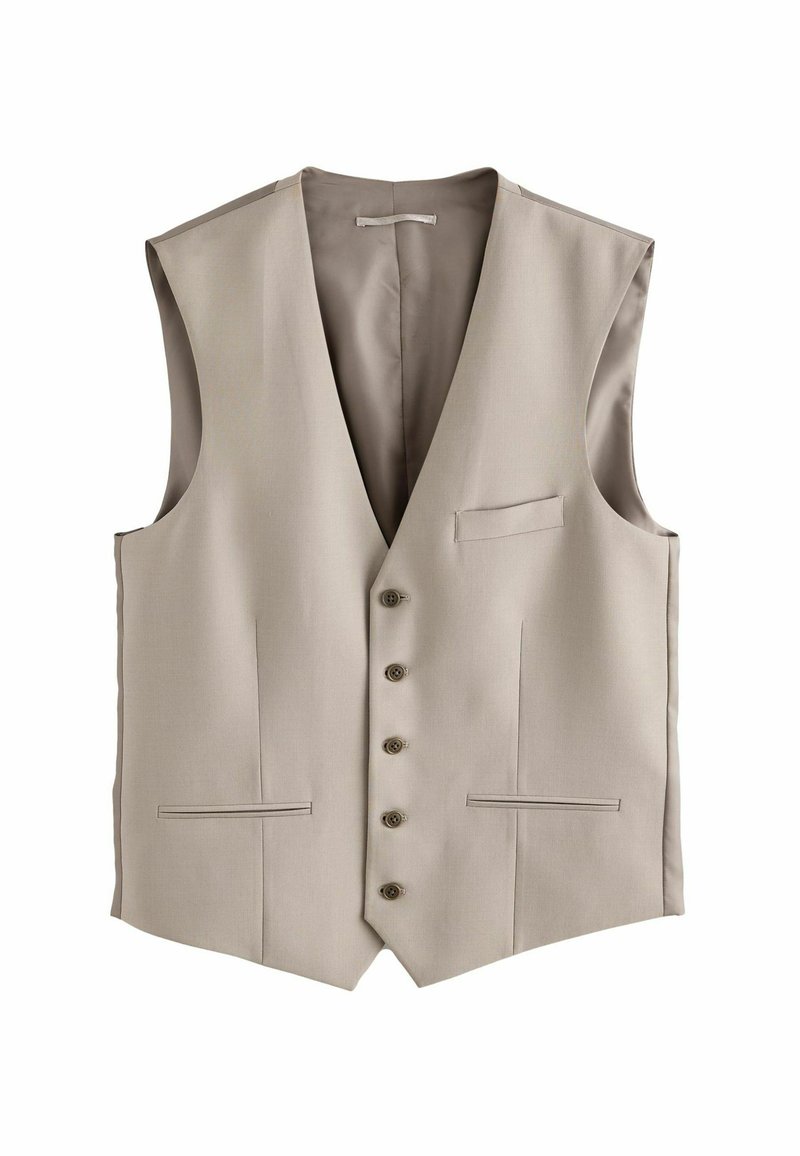 Next REGULAR FIT-MOTIONFLEX - Chaleco de traje - stone/beige - Zalando.es