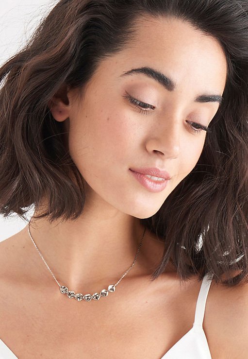 Ania Haie CRUSH MULTIPLE DISCS - Halskette - silber/silberfarben - Zalando.de