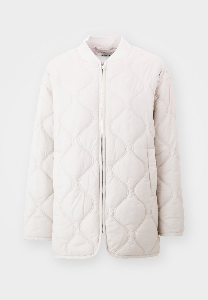 ONLY ONLNELLI QUILTED LIFE JACKET - Bomberjakke - moonbeam/offwhite ...