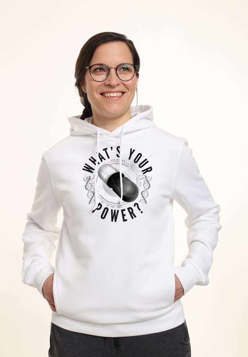 Henry Tiger PROJECT POWER POWER CHOICE - Hoodie - white - Zalando.de