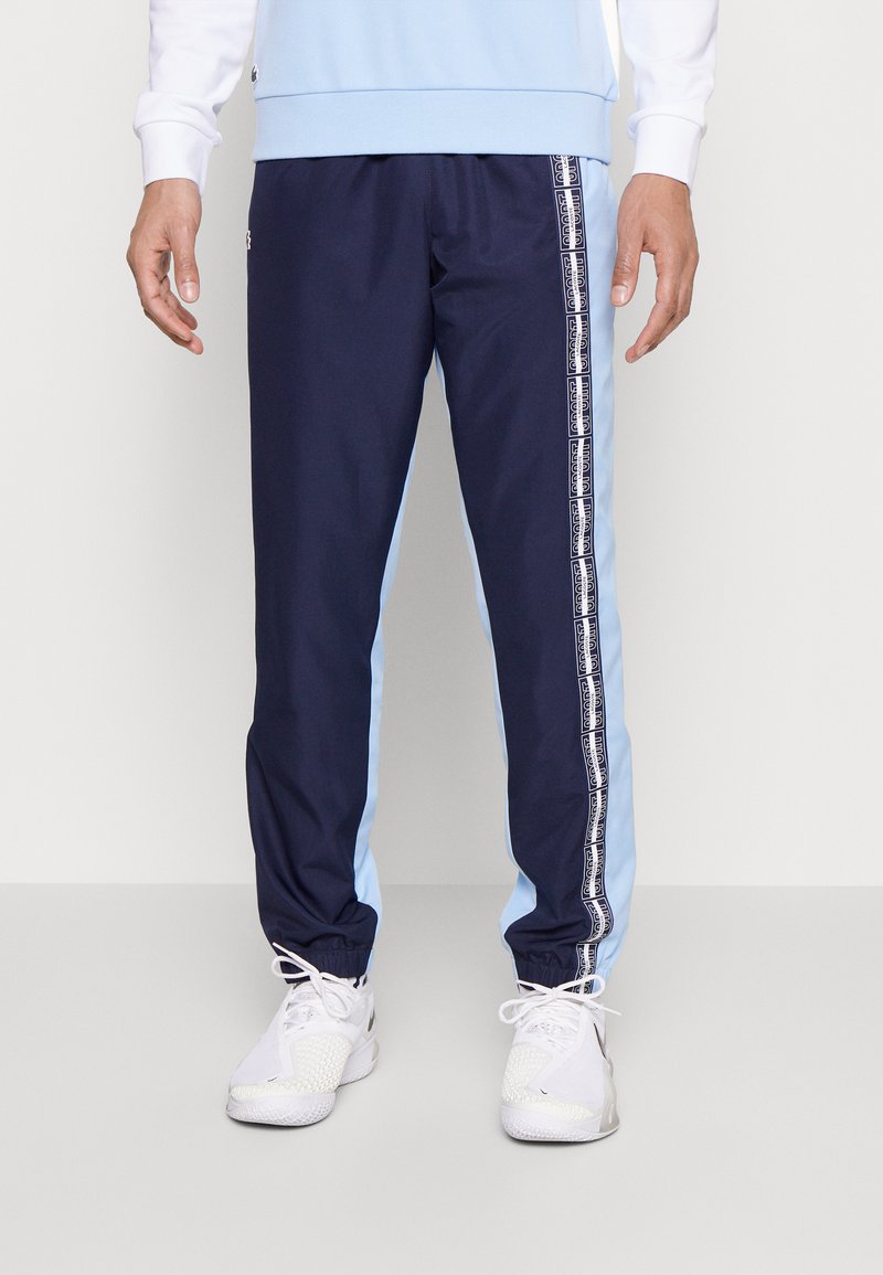 Lacoste Sport Tennis Pant Tracksuit Bottoms Navy Blue Overview Dark