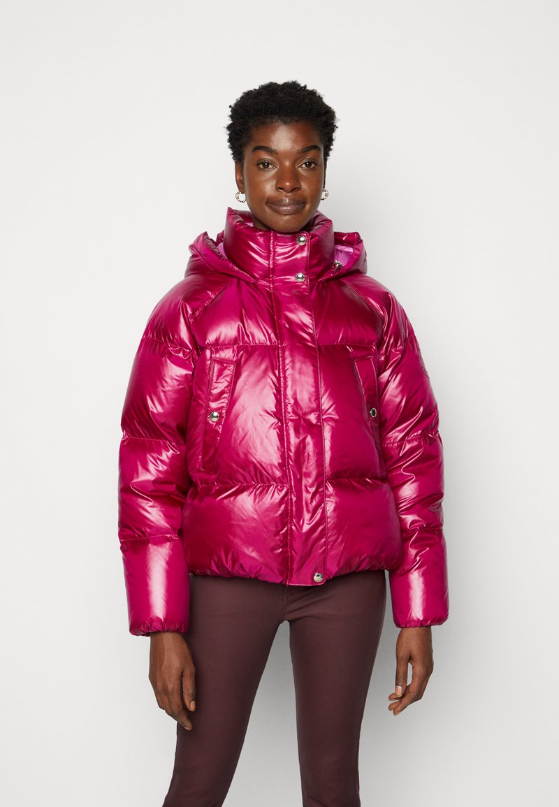 Tommy Hilfiger POP JACKET - Chaqueta de plumas - italian wine/rojo ...