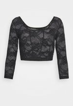 Triumph SMART DECO CROP - Unterhemd/-shirt - black/schwarz - Zalando.de