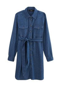Monoprix Robe en jean - stone denim/bleu clair - ZALANDO.FR