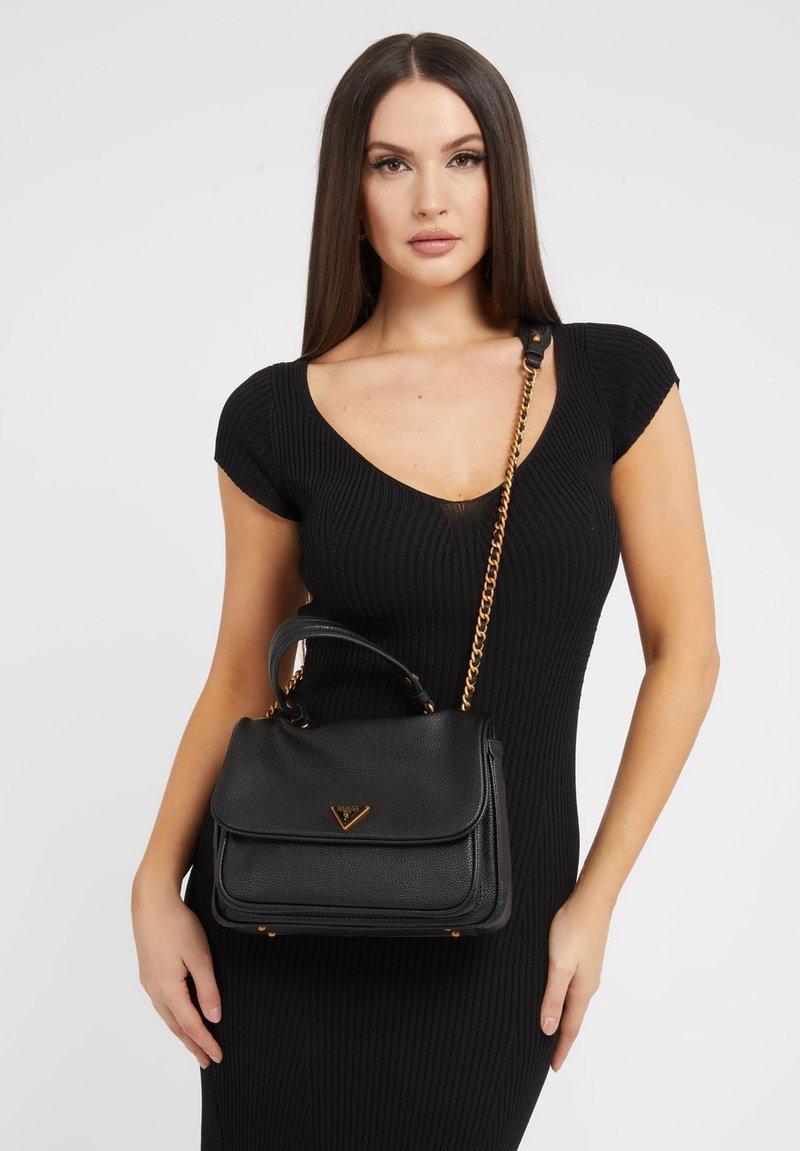 Guess BECCI MIT LOGODREIECK - Across body bag - schwarz/black - Zalando.ie