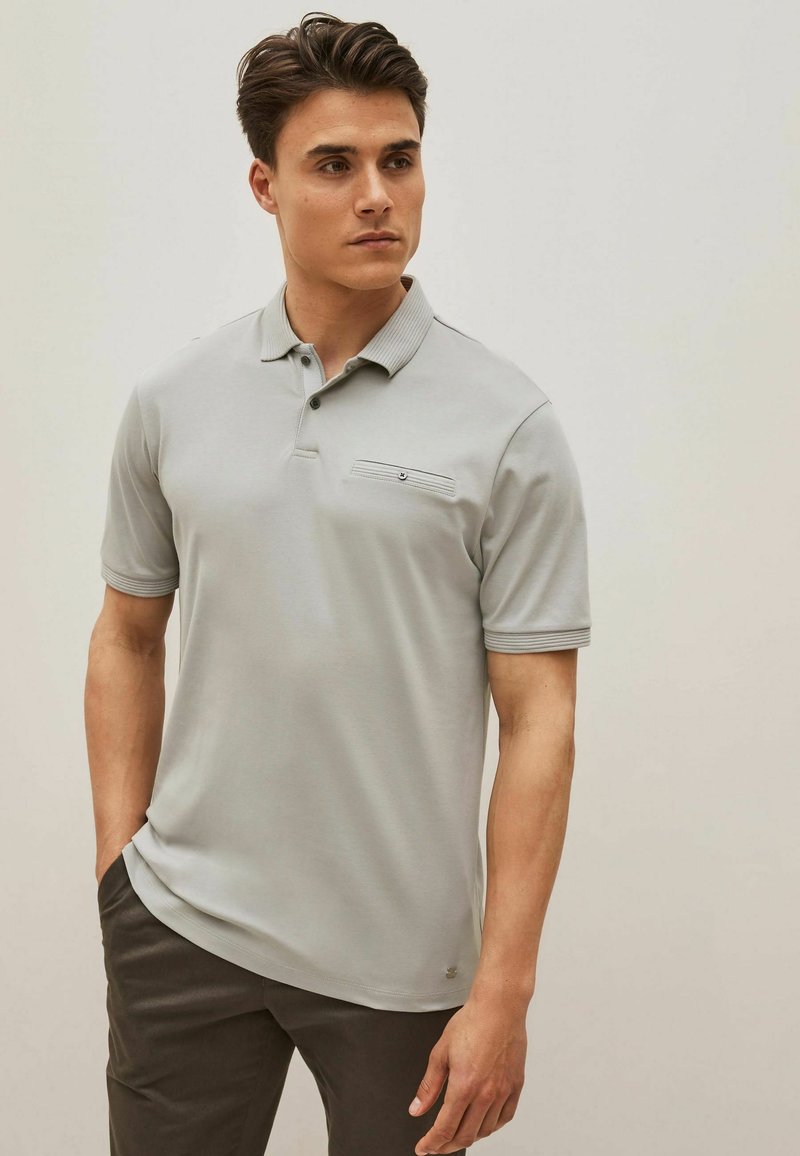Next PLAIN STANDARD - Poloshirt - grey/grau - Zalando.de