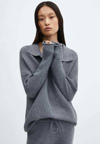 Mango Piké - inktblauw/blå - Zalando.se