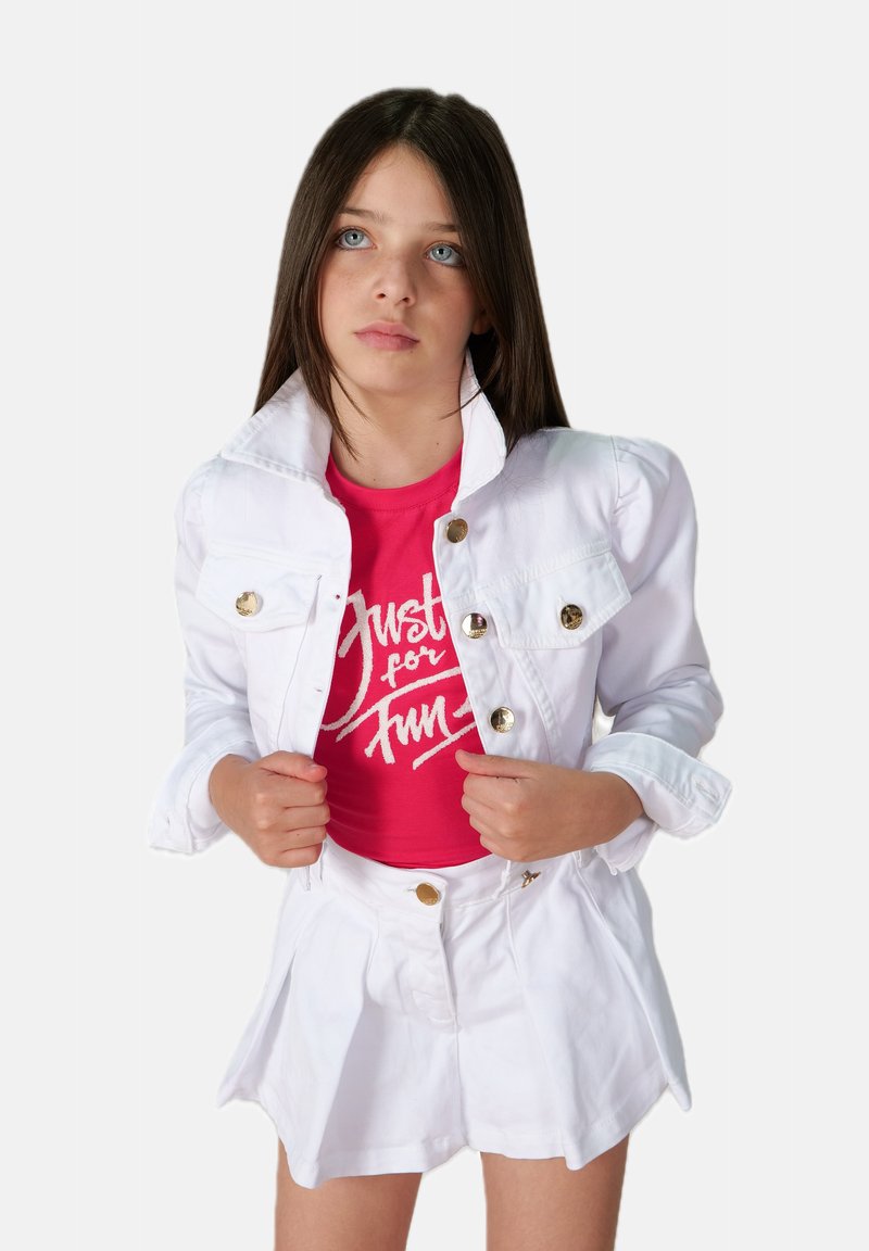 Fun&Fun Denim jacket - white - Zalando