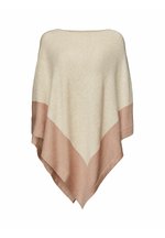 Esprit MIT ZIPFELSAUM - Cape - light taupe/taupe - Zalando.de