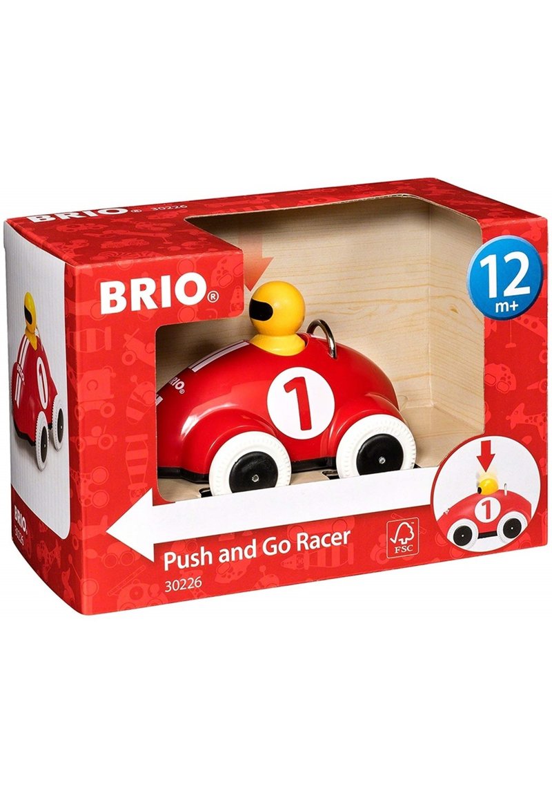 BRIO PUSH & GO RENNWAGEN - Toy car - multi coloured/multi-coloured ...
