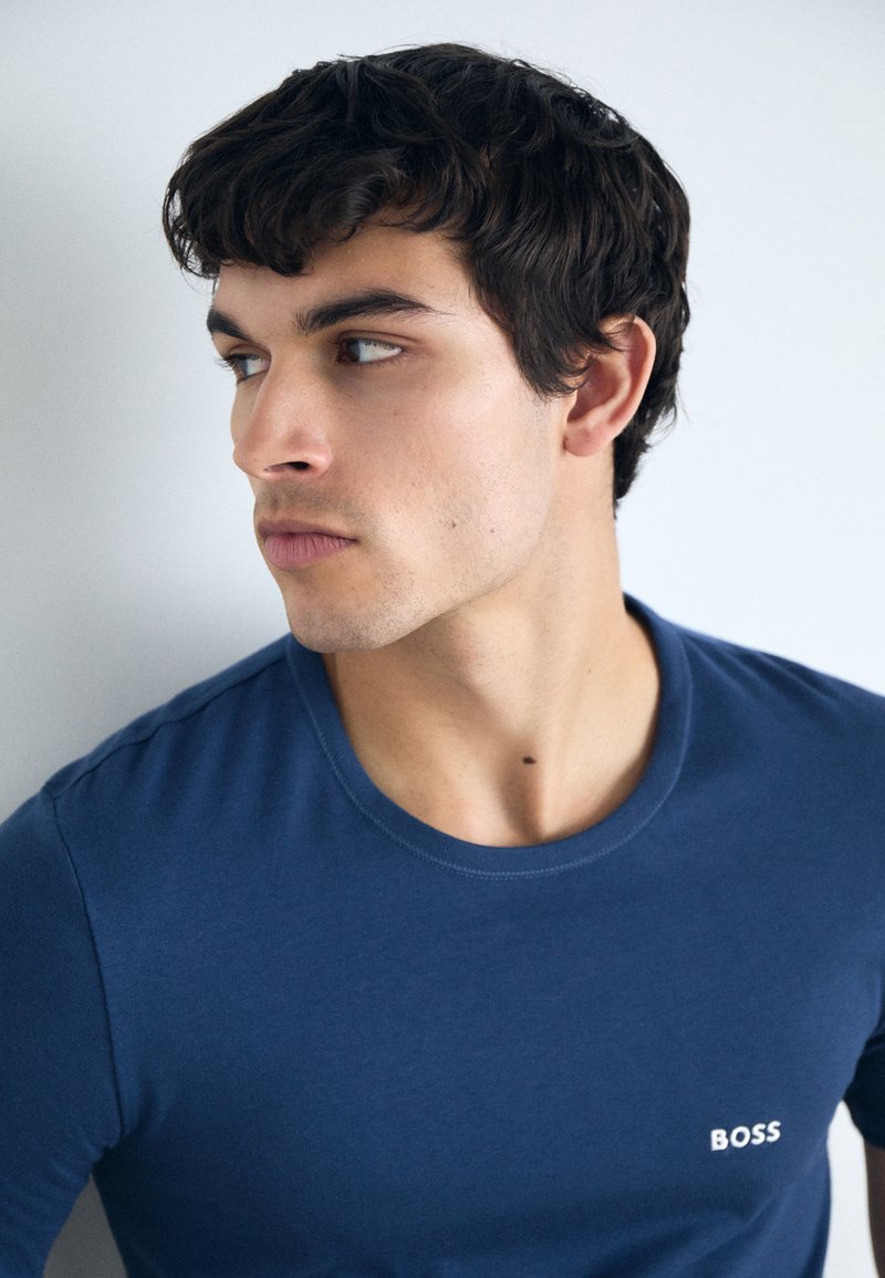 BOSS CLASSIC 3 PACK - Pyjama top - patterned twentynine/blue - Zalando