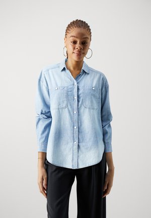 GAP EASY - Button-down blouse - sand khaki/brown - Zalando.co.uk