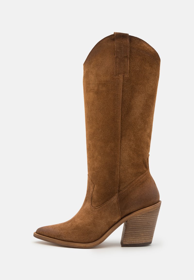Vero Moda VMANNI - High heeled boots - cognac - Zalando.ie