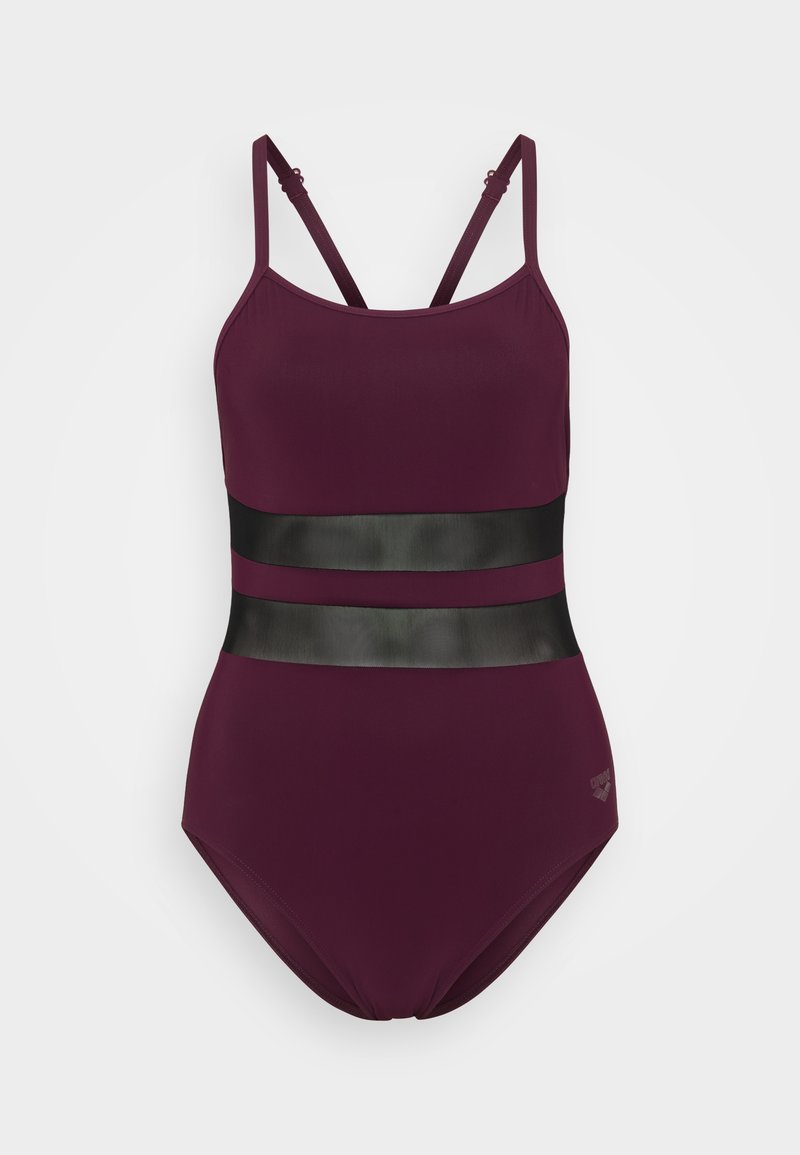 Arena MESH EQUALS - Badpak - bordeaux/bordeauxrood - Zalando.nl
