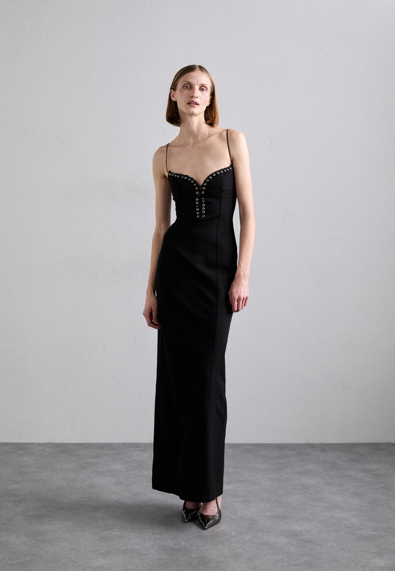 Ludovic de Saint Sernin CLEAVAGE LONG DRESS - Occasion wear - black ...