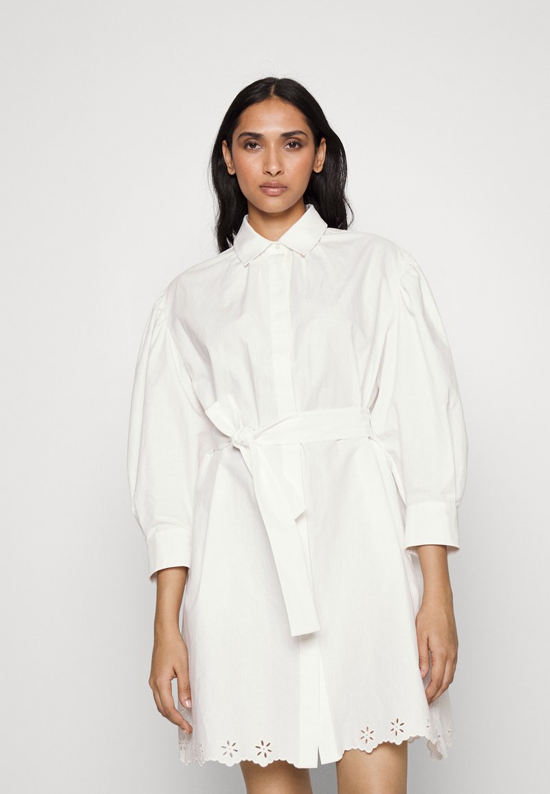 WEEKEND MaxMara CORINTO - Blusenkleid - bianco/weiß - Zalando.ch