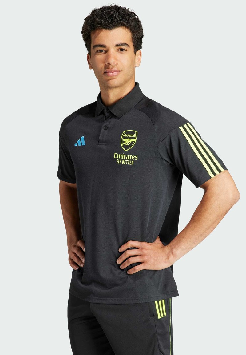 adidas Performance ARSENAL TIRO 23 - Polo shirt - black - Zalando.co.uk