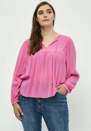 PEPPERCORN DANEA - Bluse - fuchsia pink/pink - Zalando.de