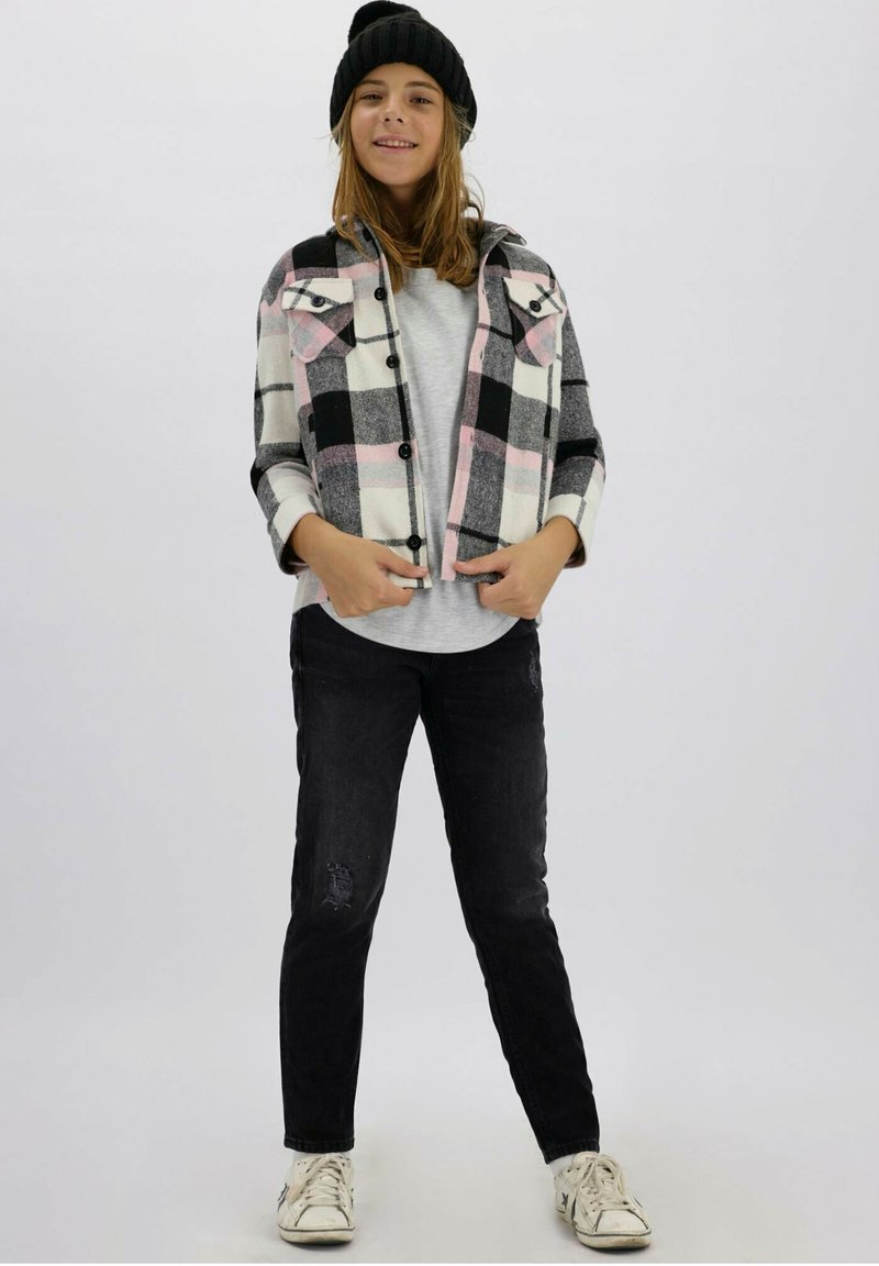 LTB BICODE CHECK - Light jacket - black - Zalando.de