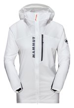Mammut AENERGY WB HOODED - Running jacket - white black/white - Zalando.ie