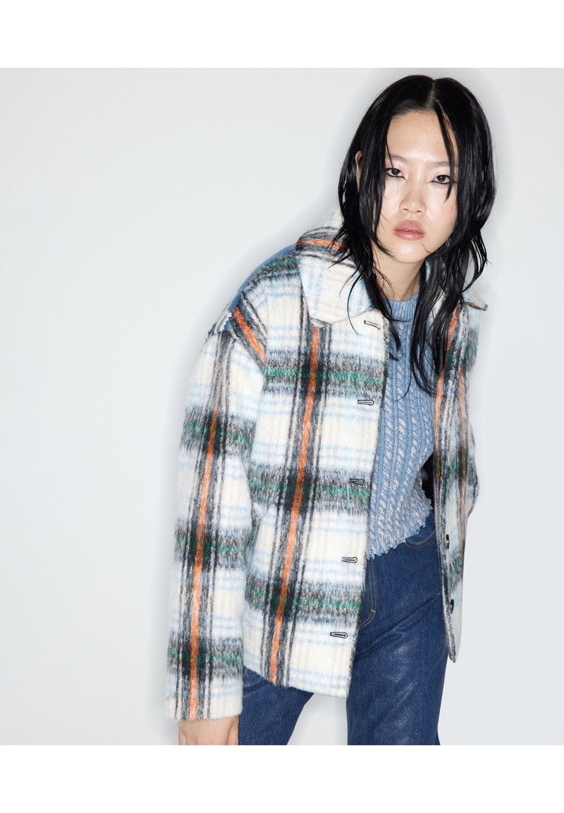 Twist HEAVY MIX PLAID PATTERN - Leichte Jacke - blue/blau - Zalando.de