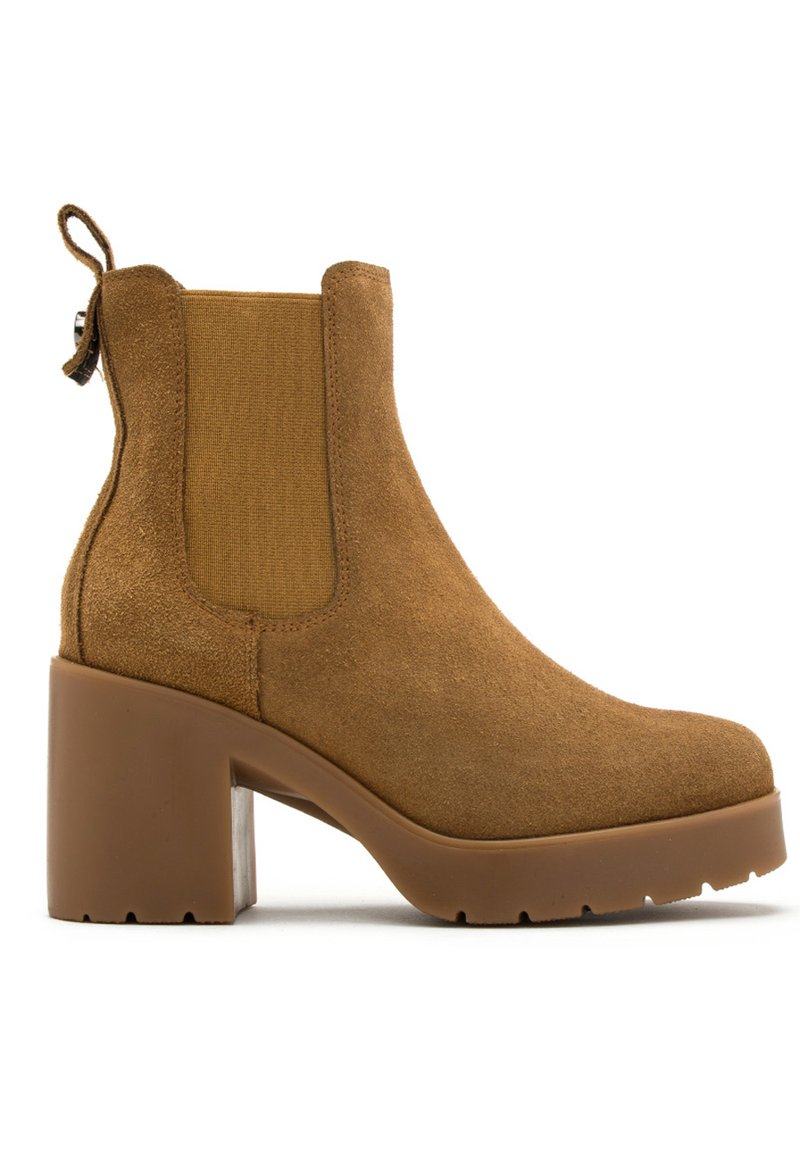 RYŁKO Platform ankle boots - rudy ru/beige - Zalando.ie