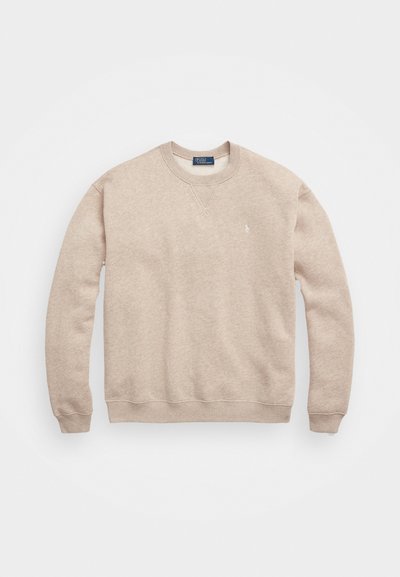 Polo Ralph Lauren LONG SLEEVE - Kapuzenpullover - expedition dune heather/taupe - Zalando.ch