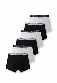 RESPECT 6 PACK ELASTIC WAISTBAND - Pants - white black/white - Zalando