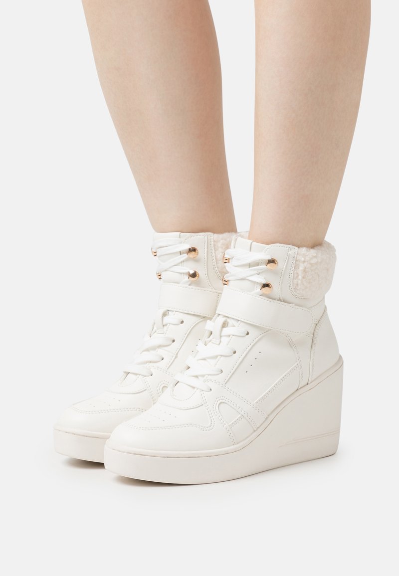 Anna Field Sneakers hoog - white/wit - Zalando.nl