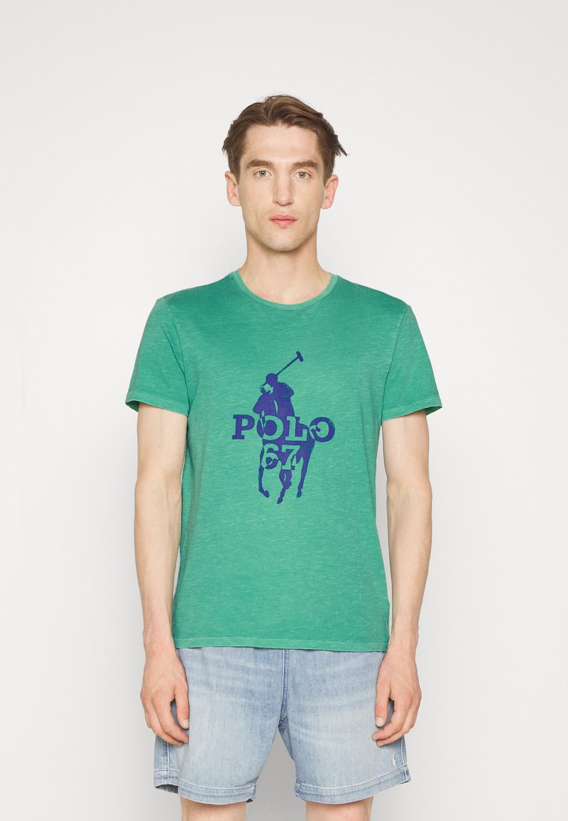 Polo Ralph Lauren SHORT SLEEVE T Shirt Print Raft Green gr n polo-ralph-lauren-short-sleeve-t-shirt-print-raft-green-gr-n