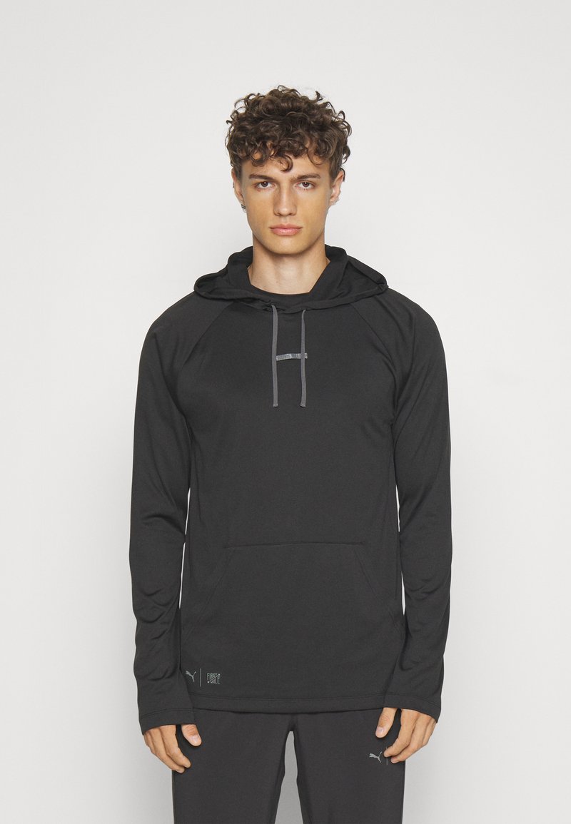 Puma FIRST MILE MID LAYER - Pikkade varrukatega topp - black/must ...
