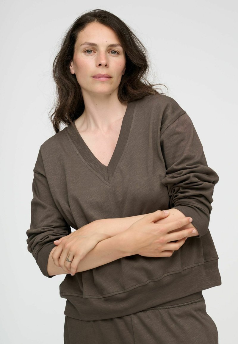 moshi moshi mind INHALE - Strickpullover - stone brown/braun - Zalando.at