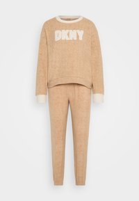 DKNY Intimates JOGGER LOUNGE - Pijama - faux praline heather/beige ...