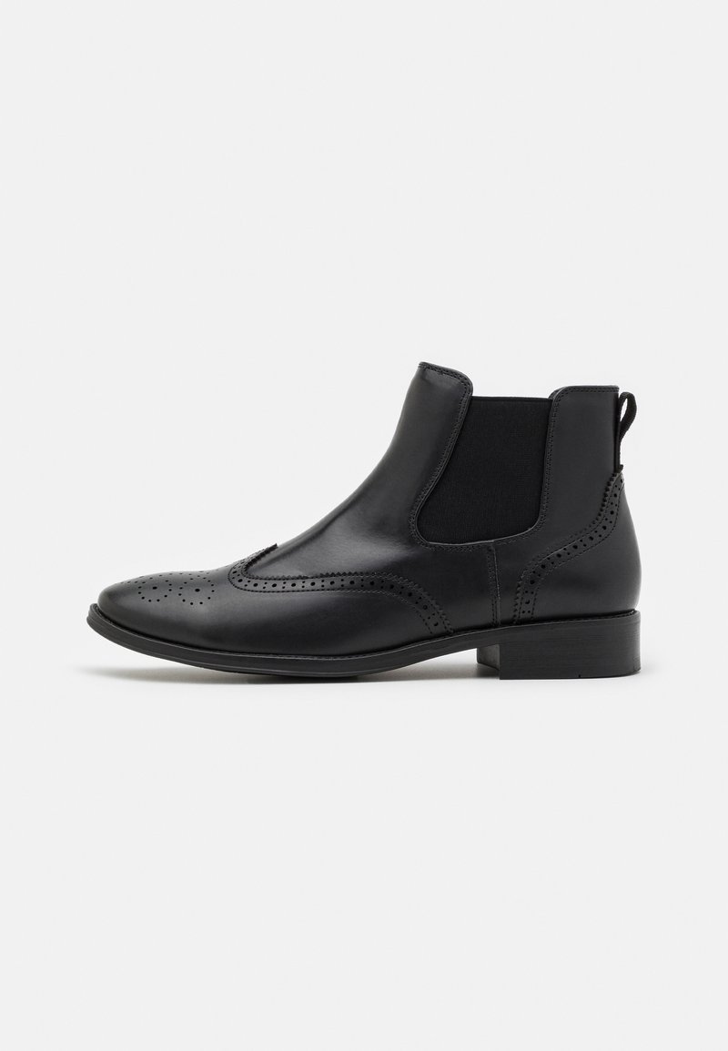 Pier One Classic ankle boots - black/black - Zalando.co.uk